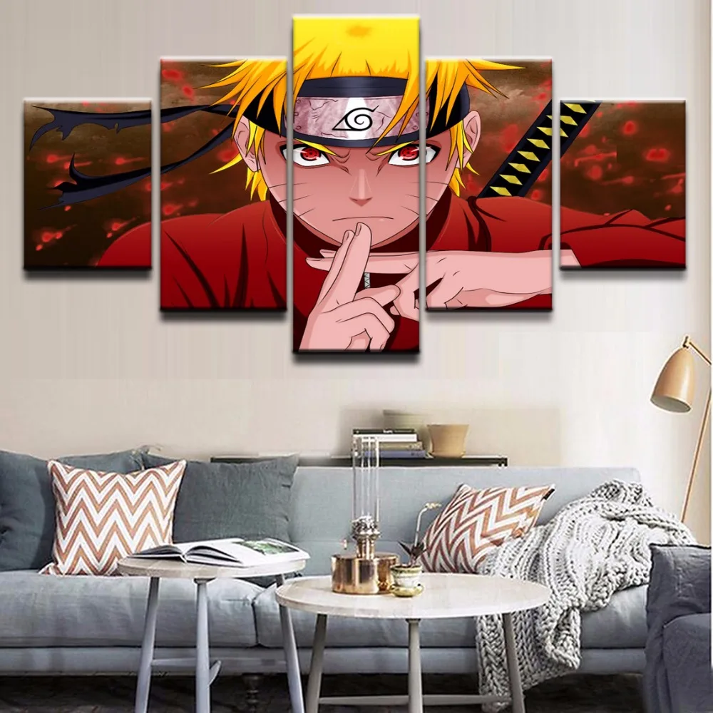 Canvas Art Painting Modular Picture Modern Cuadros Decoration 5 Panels ...