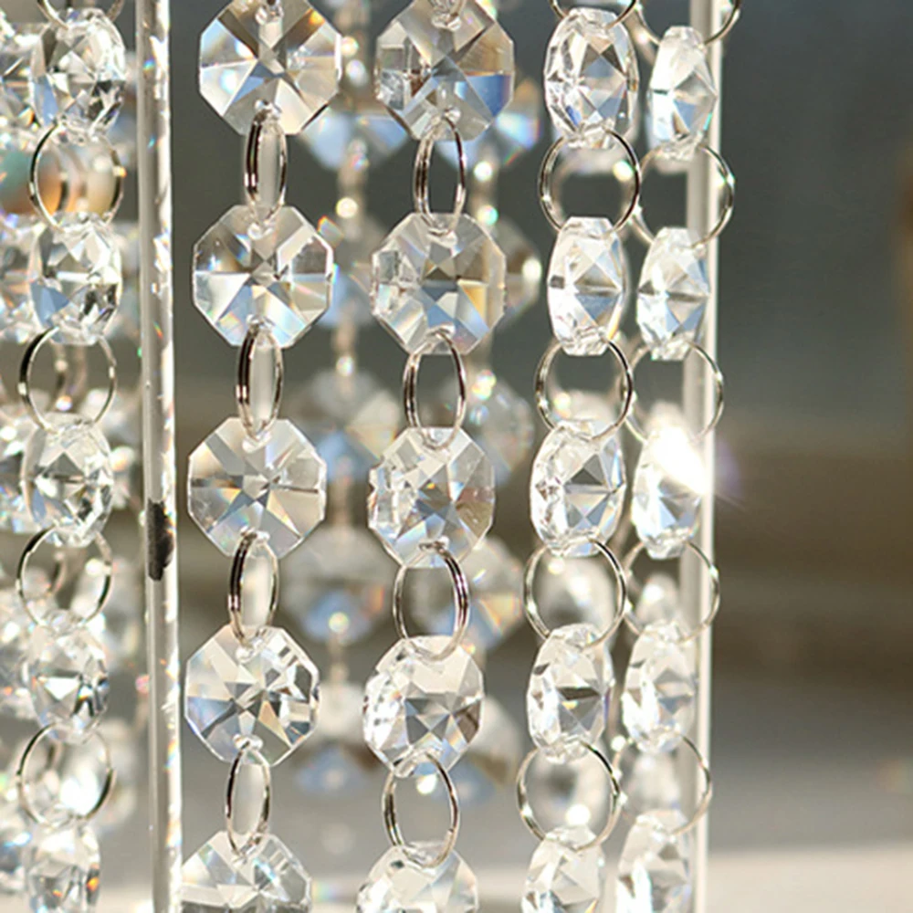 New 1M DIY Garland Diamond Acrylic Crystal Curtain Acrylic Crystal Bead ...