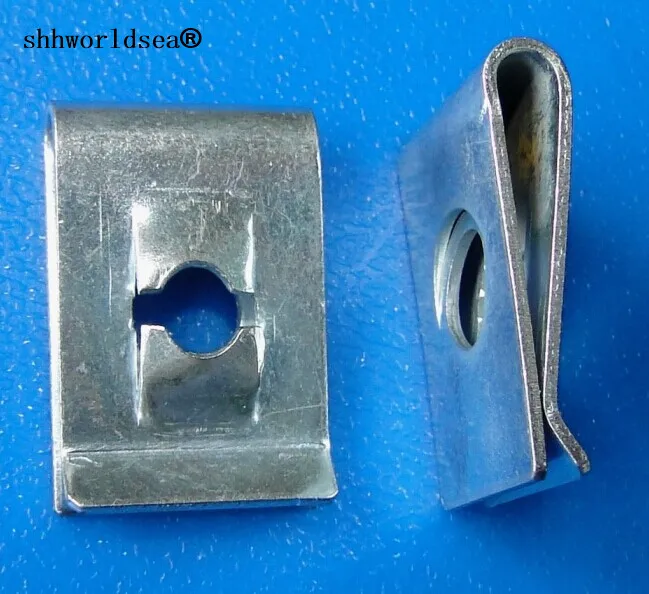 shhworldsea Free Shipping 100PCS Blue zinc plating U type nut For Ford ...