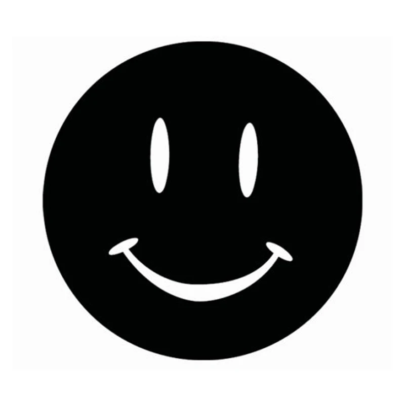 HotMeiNi 13cm*13cm Smiley Face smile Car Truck Laptop Window Decal ...