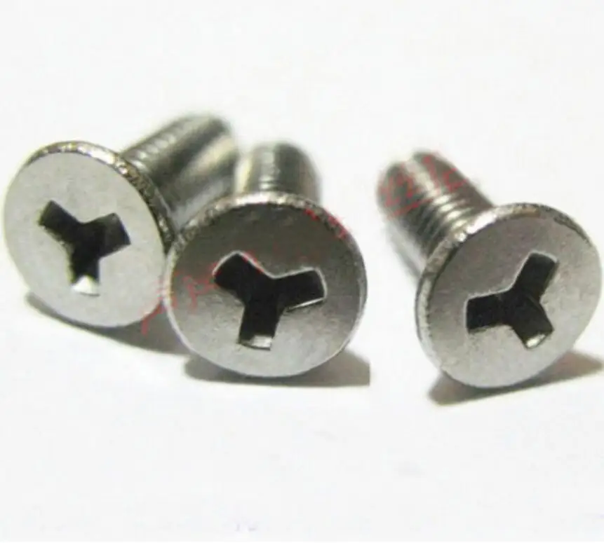 Stainless steel M3 Countersunk head Security Screws flat Y slot ...