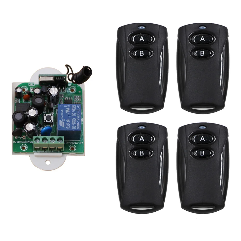1 CH RF Wireless Remote Control Switch 85V 110V 120V 220V Simple ...