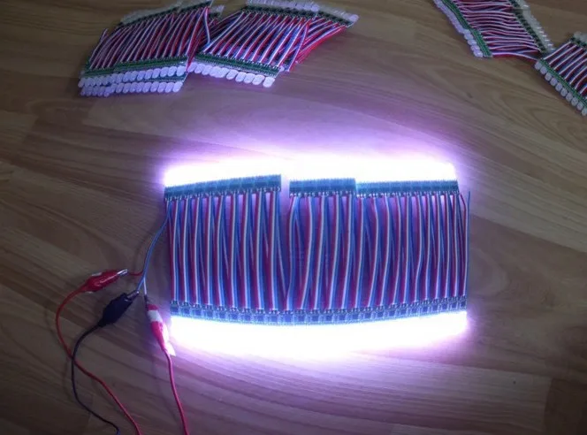 100PCS Non waterproof DC 5V 12mm WS2811 Pixel Node LED Module String ...