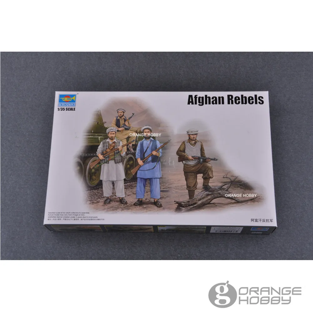 OHS Trumpeter 00436 1/35 Afghan Rebels Assembly Military figures Model ...