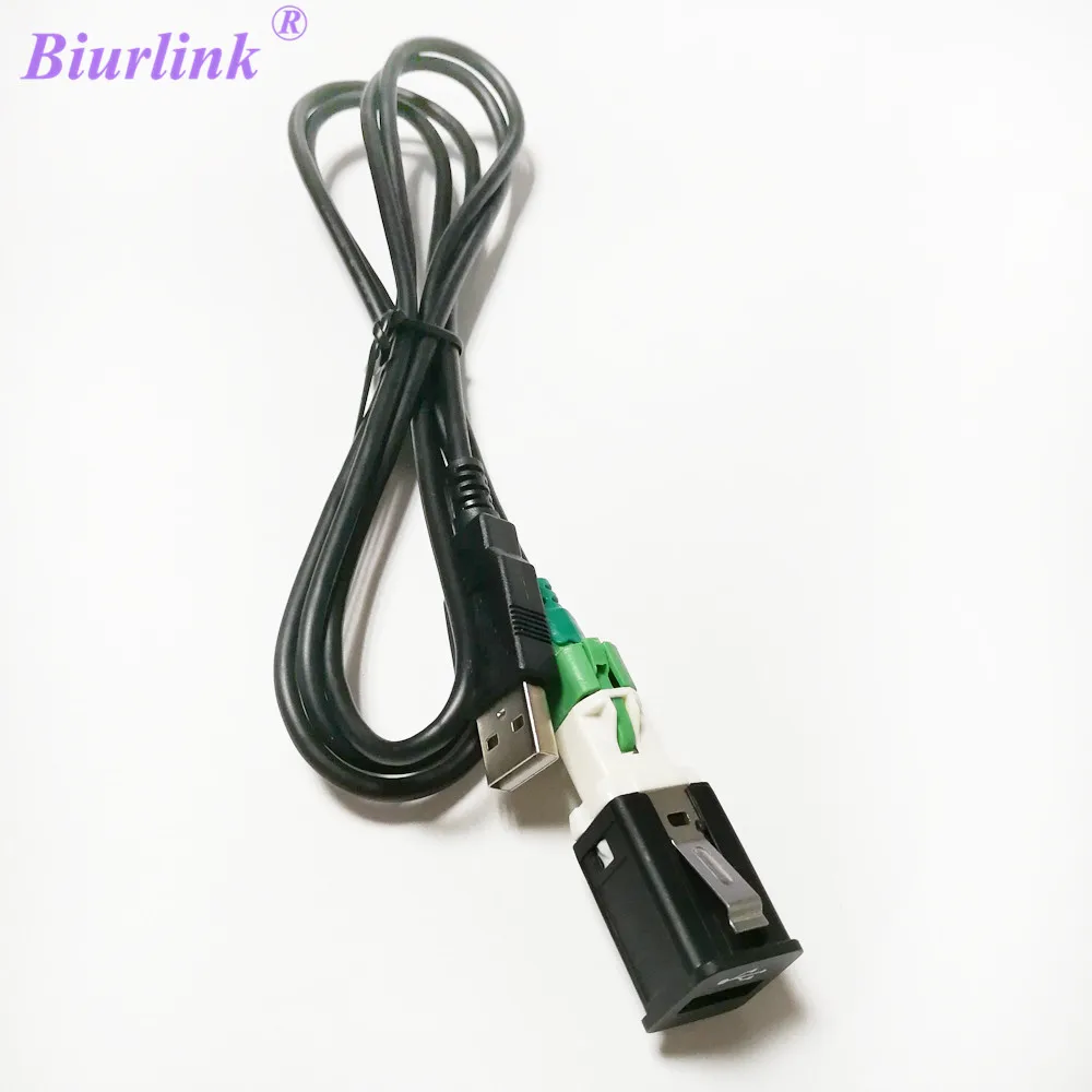 Biurlink USB 스위치 버튼 USB 충전 케이블 어댑터, BMW CD 체인저 스테레오용 USB 플래시 지원, 최신 DIY ...