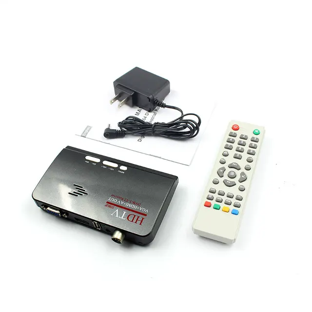 DOITOP Digital TV Box 1080P HDMI DVB T DVB T2 TV Box VGA AV CVBS Tuner ...