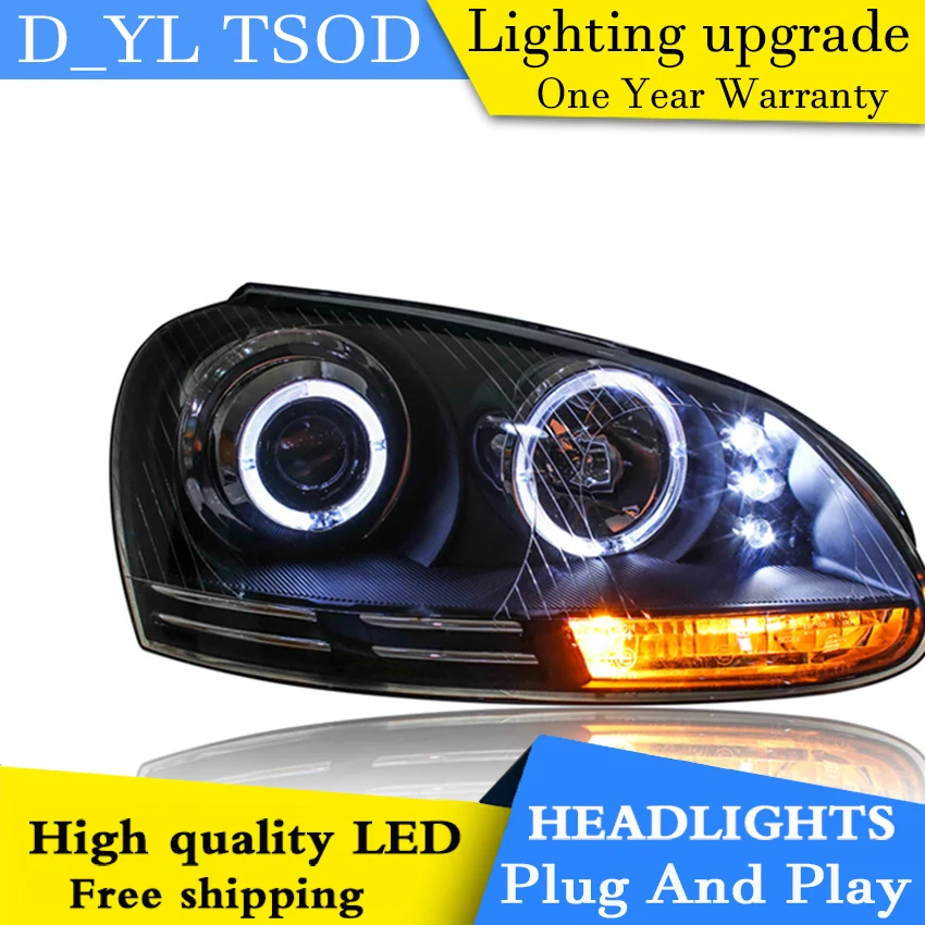 Car Styling Headlights for VW JETTA 2006 11 LED Headlight for JETTA ...