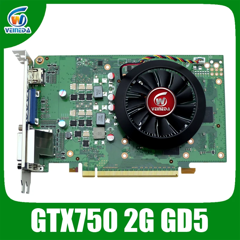 Nvidia Geforce Chipset Graphics Cards Gtx750 2gb Gddr5 128bit Game Cards 1120/5000mhz Produced ...