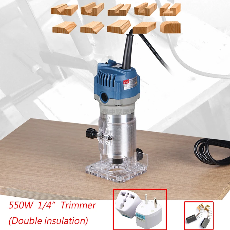 1-4-Trimmer-6-35mm-Electric-Woodworking-Trimmer-550W-Electric-Trimmer ...