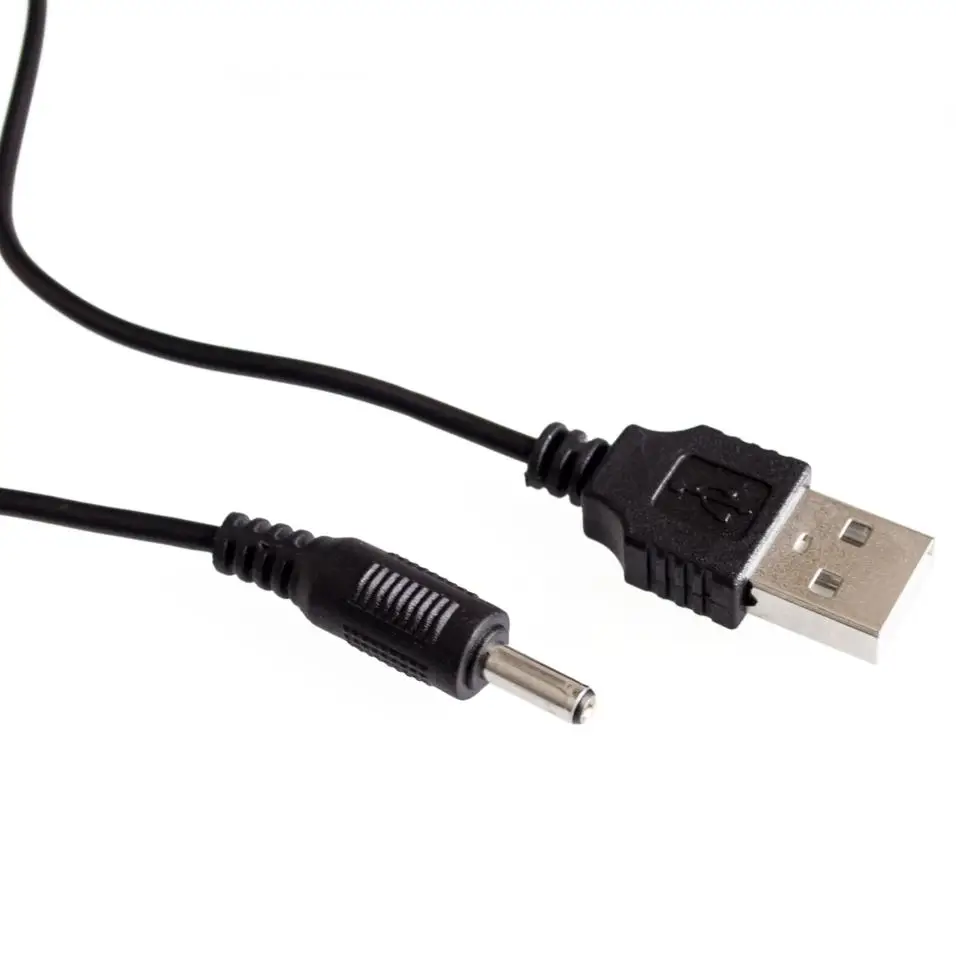 China Low Price USB 2.0 A Male To 3.5x1.35mm 3.5mm Plug Barrel Jack 5V DC Power Supply Cord ...