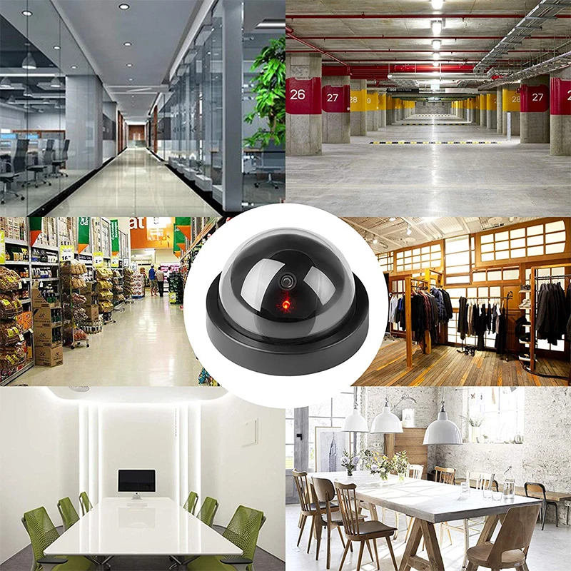 Fake Surveillance Cameras Dummy Security CCTV Dome Simulation Camera ...