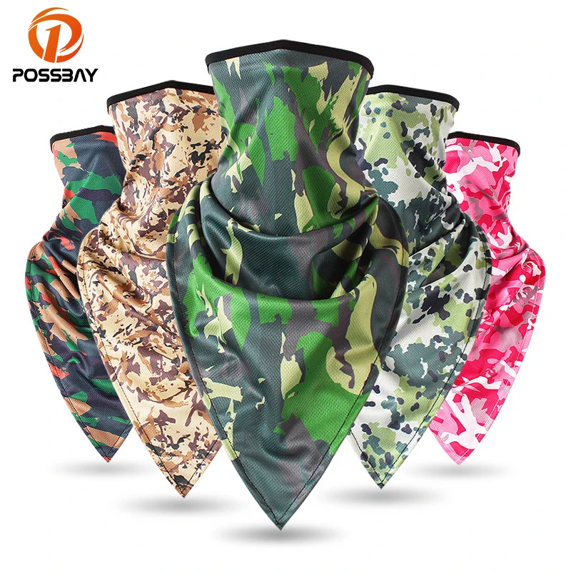 Possbay Unisex Motorcycle Scarf Face Mask Soft Bicycle Cycling Biker