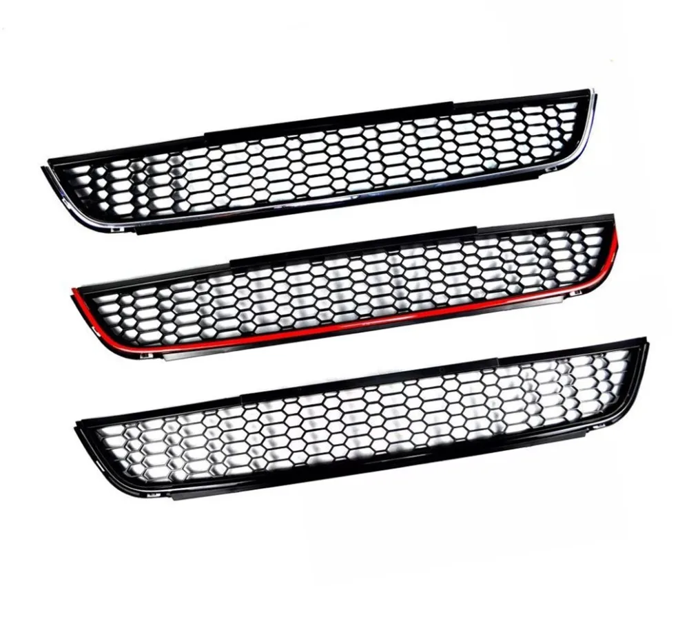 GLI style ABS Honeycomb Mesh Lower Front Grille bumper Grille for VW ...