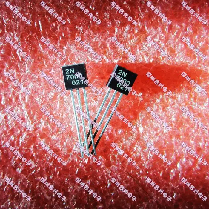 2N7000 transistor MOS tube packaging TO 92 MOSFET n channel DMOS 0.3A ...