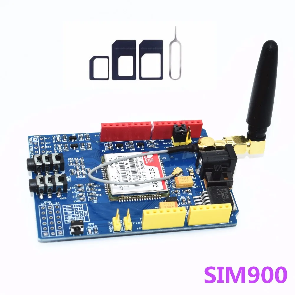 Sim900 Gprsgsm Shield Development Board Quad Band Module In Integrated Circuits From Electronic