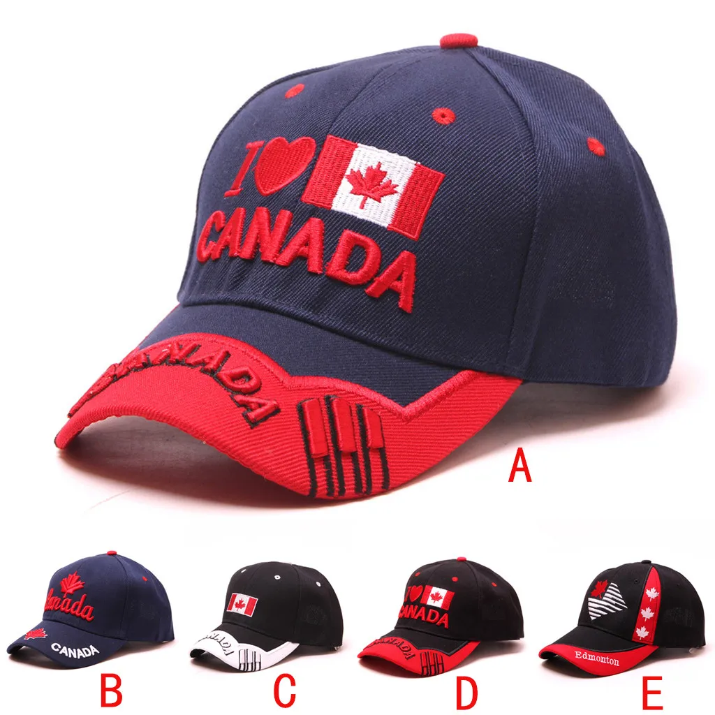 2020 New Fashion Men's Baseball Cap Letter Embroidered Canada Caps ...