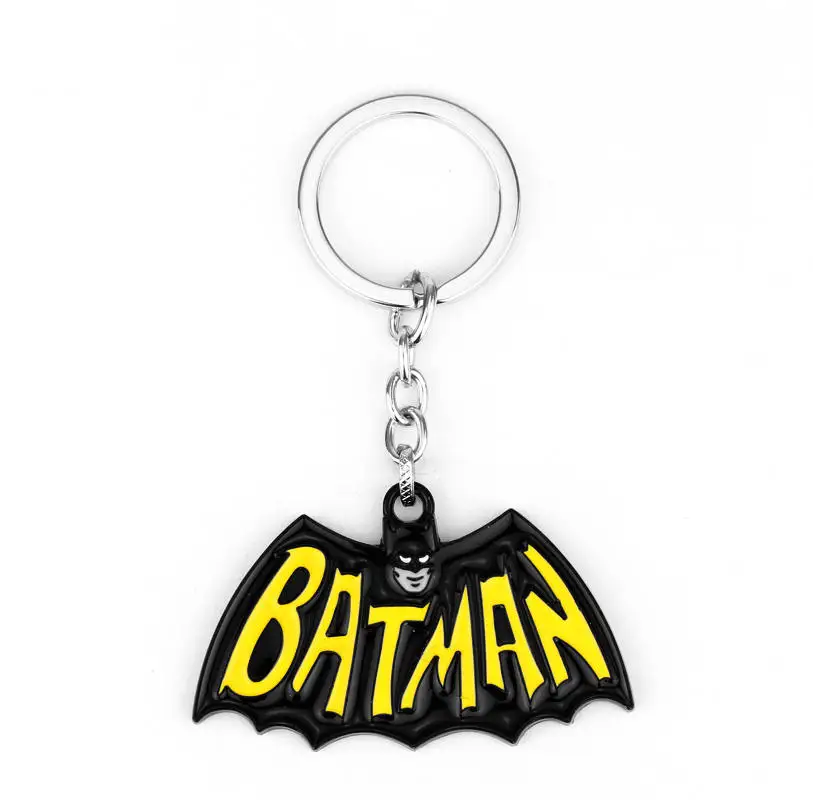 Movie Show Superhero Batman Key Chain Metal Key Rings For Gift Chaveiro ...