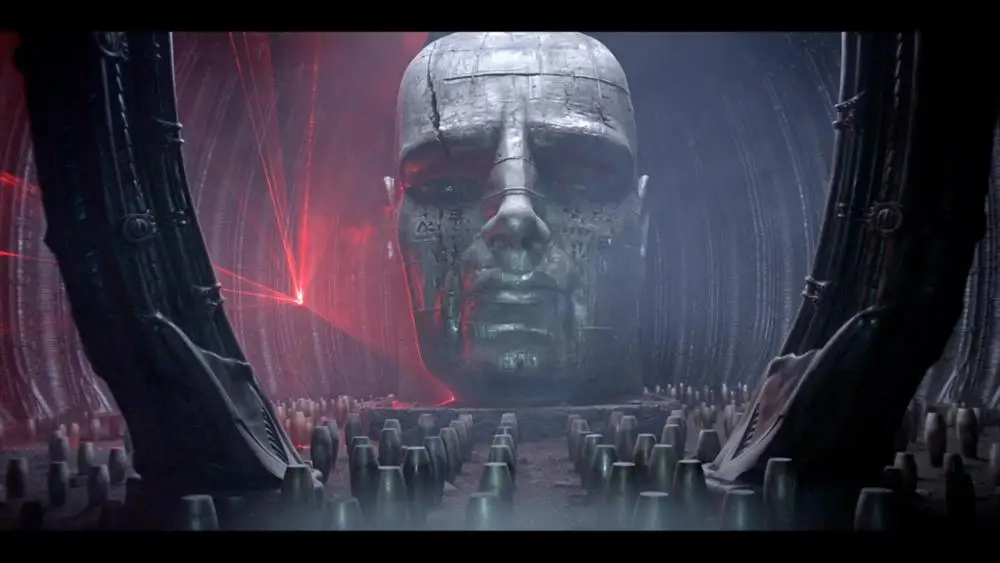 Prometheus Face movie science fiction 4 Size Home Decoration Canvas ...