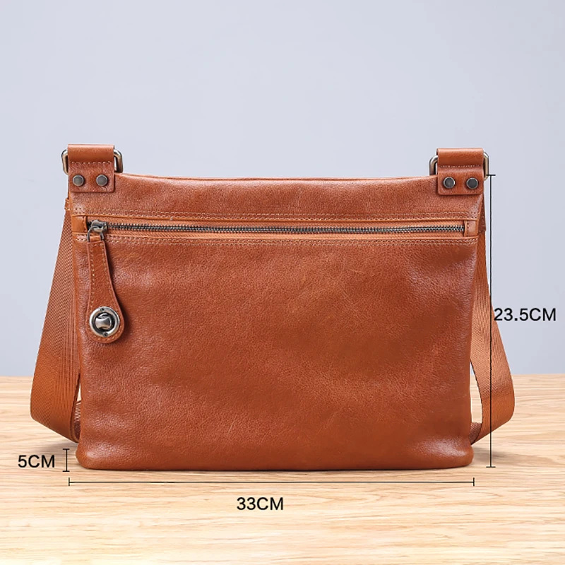 AETOO кожаная мужская сумка, новая мужская сумка, сумка через плечо ...