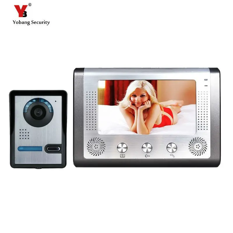 Yobang Security Freeship 7 inch video intercom video doorphone ...