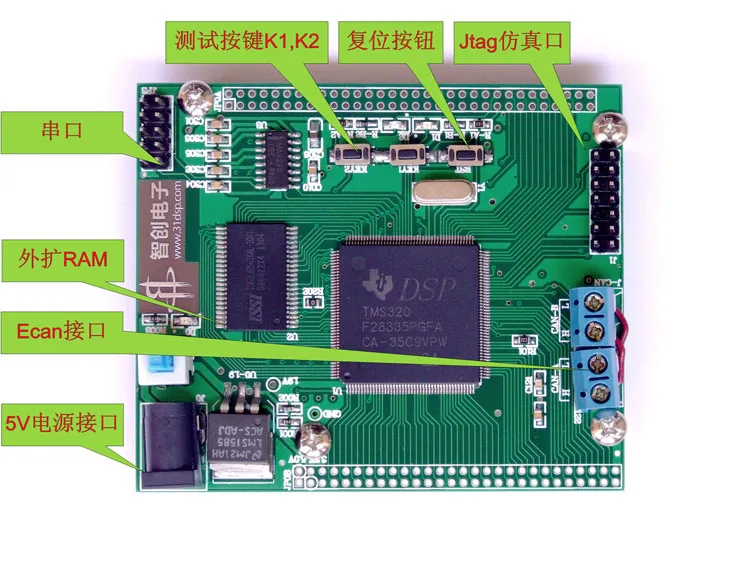 DSP28335 mini28335 board TMS320F28335PGFA