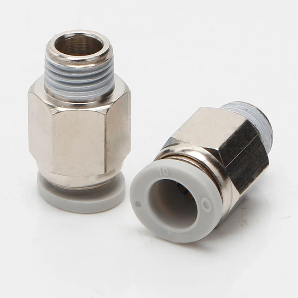 Pneumatic Fitting Pc Thread Straight Through Quick Plug Connector Pc4 ...