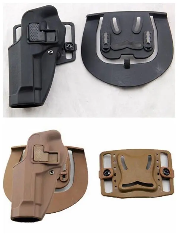CQB ARMY BLACKHAWK Tactical Right Hand holster Paddle belt for M92 ...