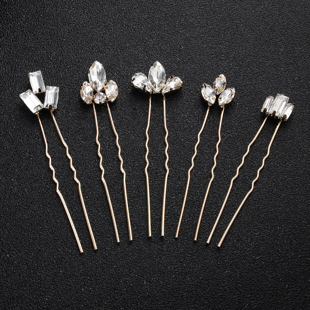 Hot selling hairpins 5 one pack hairpin simple headdress shape hair ...