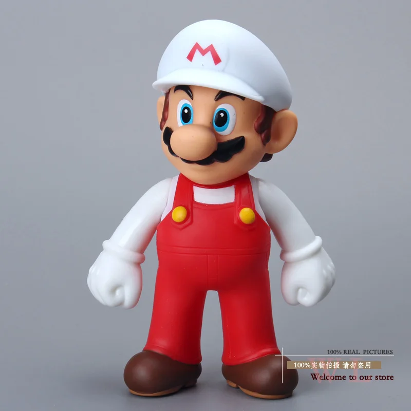 Купить Бесплатная доставка Super Mario Bros цифры Марио с белой шляпе ...