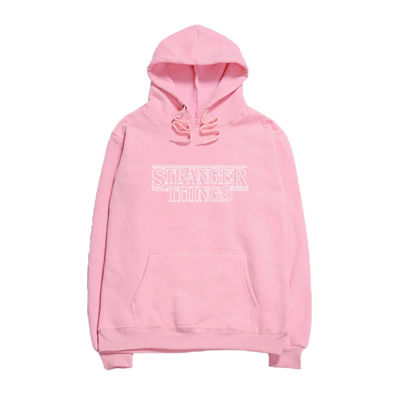 2017 Trendy Faces New Season Stranger Things Hooded Men Women Hoodies