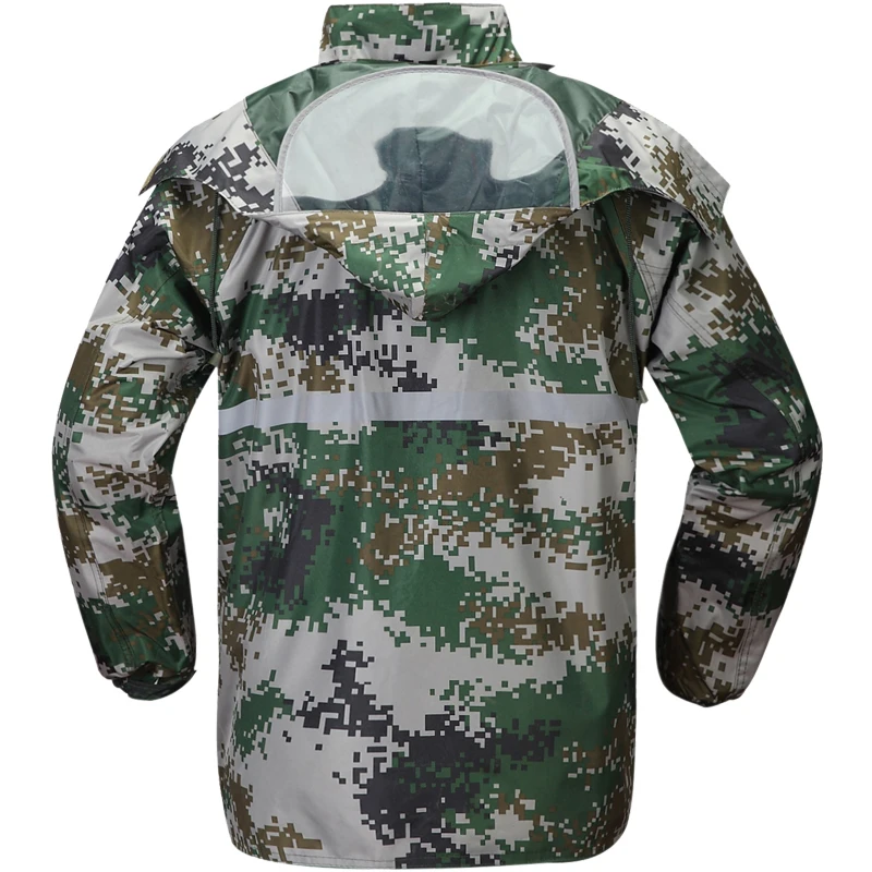 Camouflage Army Style Raincoat Poncho - Military Shopping