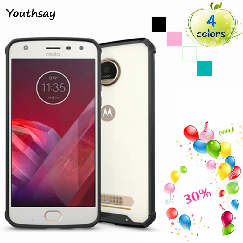 Youthsay For Case Moto Z2 Play Case Transparent Armor Case For Moto Z2 ...