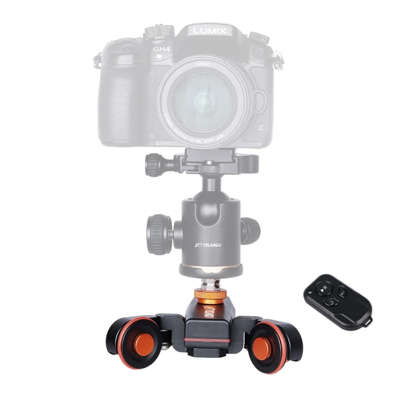 Yelangu L4x Camera Wheel Dolly Ii Electric Track Slider 3-wheel Video ...