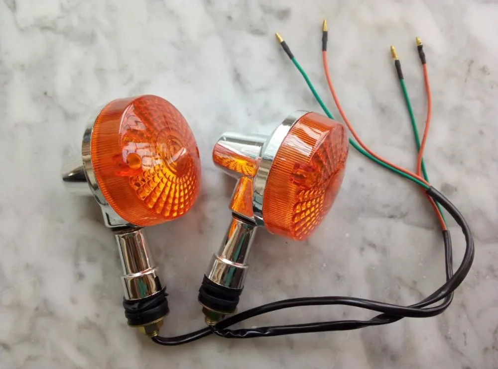 HJ125 8 GN250 GN125 Front Rear Motorcycle Indicators Turn Signal Lights ...