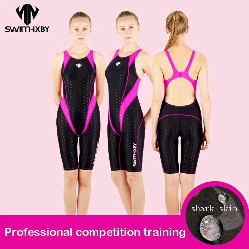 HXBY Swimsuit For Girls One Piece Racing Swimwear Women's Competition ...