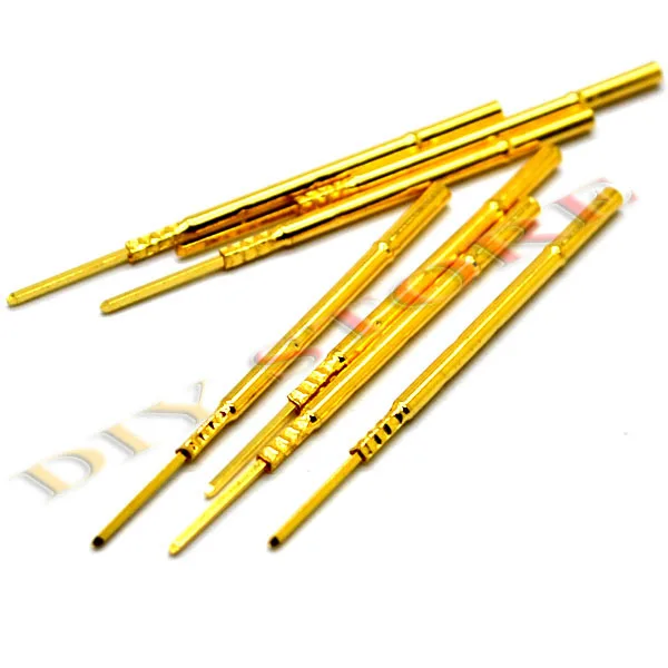 500pcs/lot R100-4w 1.67mm Dia Test Probe Receptacles 39.0mm Long Gold ...