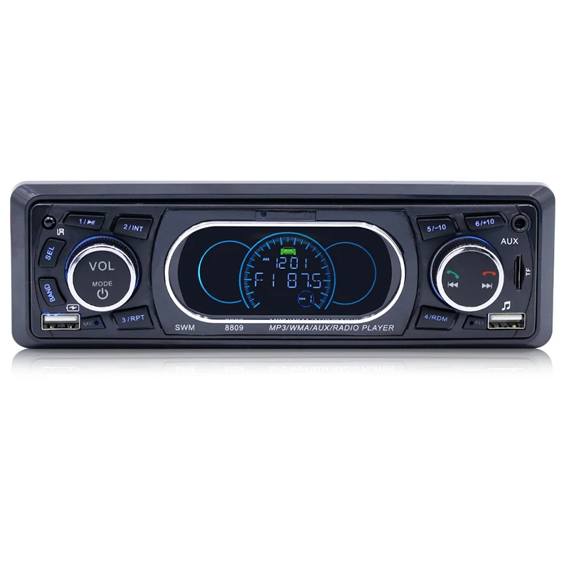 JSD 8809 Car Radio Stereo Player 1 Din Bluetooth Phone USB AUX TF FM ...