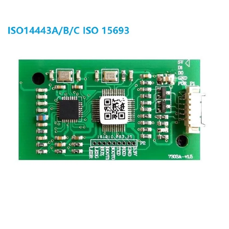 13.56mhz ISO14443A/B/C ISO15693 card reader module Embedded card reader ...