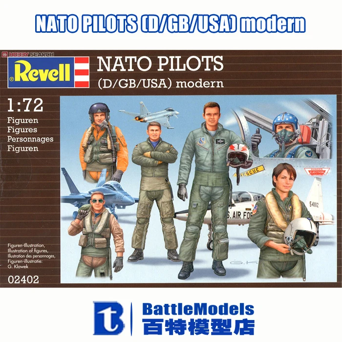 Revell-MODEL-1-72-SCALE-military-models-80-2402-NATO-PILOTS-D-GB-USA ...