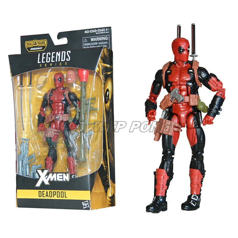 Copy ML Legends Deadpool Action Figure Toys Inch Retro Hanging Card ...