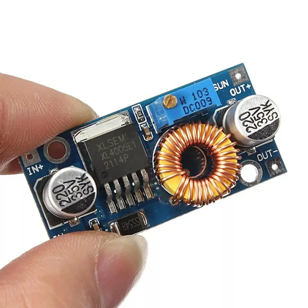 XL4005 5A High current step-down module - Input: 4-35V.