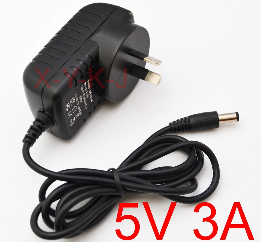 50pcs high quality 5v 3a Dc 5.5mm Ac/dc Power Adapter AU Plug Supply ...