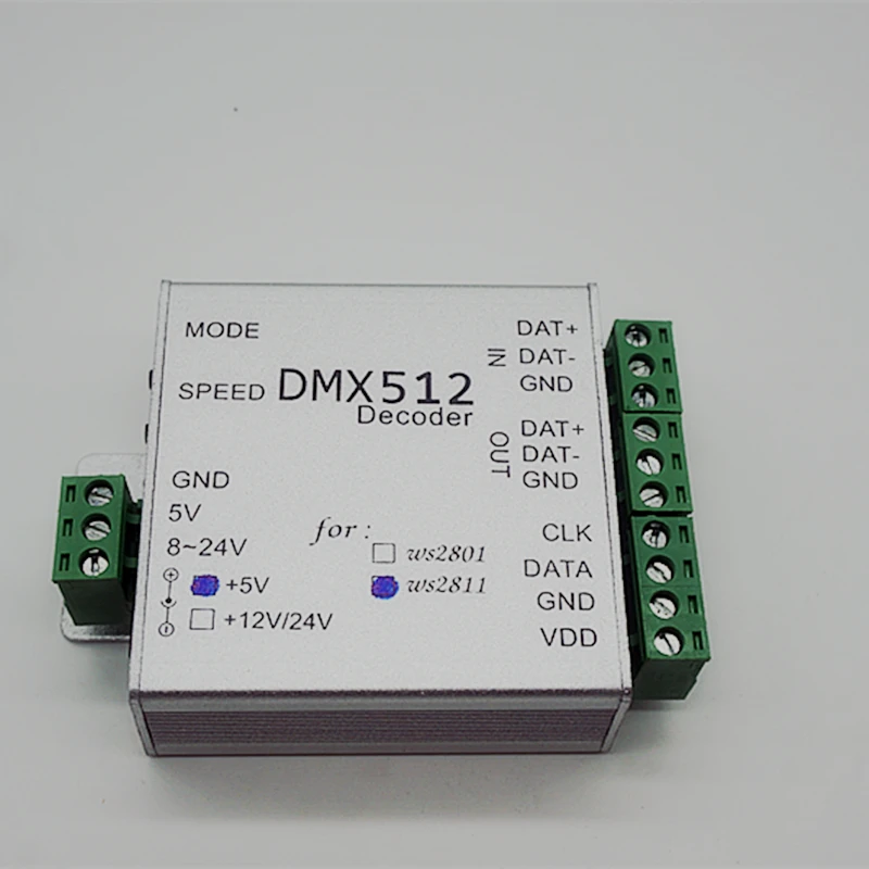best price 1 pcs/set DMX Controller WS2811 DC5V DMX Pixel LED Module ...