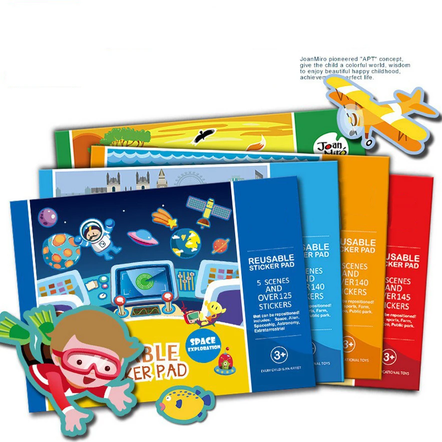 DIY Sticker Paper Crafts Cartoon Children Stickers Toys Multi Design ...