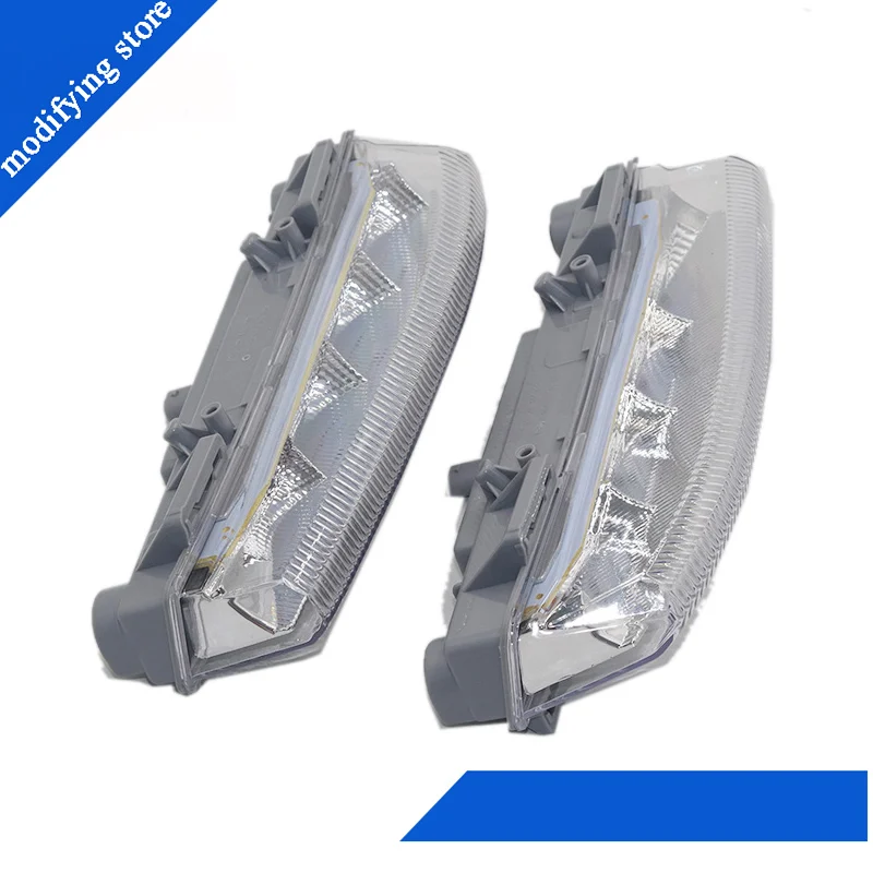 A2049068900 A2049069000 전면 LED 용 DRL 안개등 L/R ABS Mer cedes Benz W204 용 ...