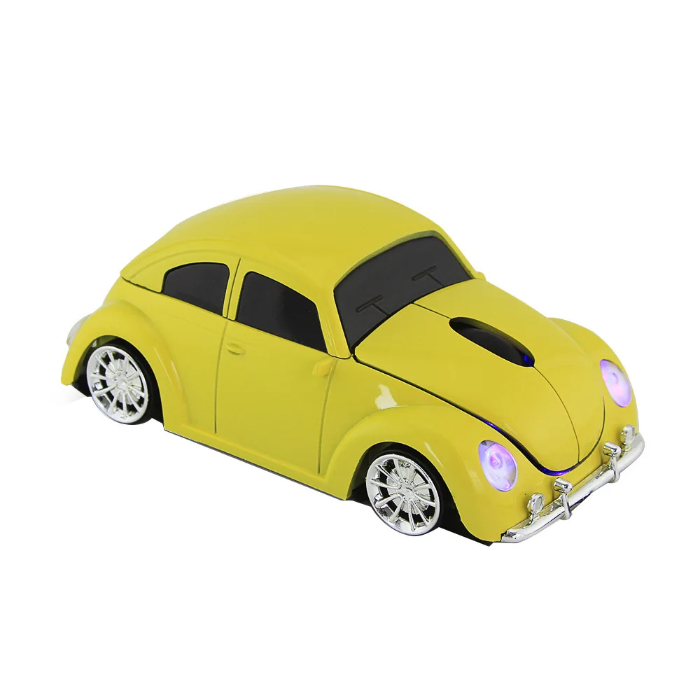 Wireless Computer Mouse Gamer Cool Beetle Car Shape Mice 1600DPI ...