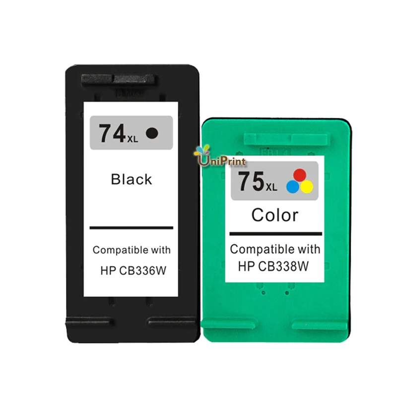 Cartucho de tinta remanufacturado CB335WN CB337WN para hp 74 75 para ...