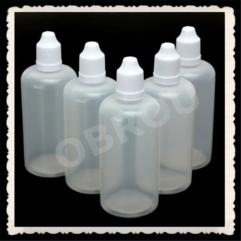 1 Pcs 100 Ml Pipet Plastik Botol dengan Pengaman Cap dan Panjang Jarum ...