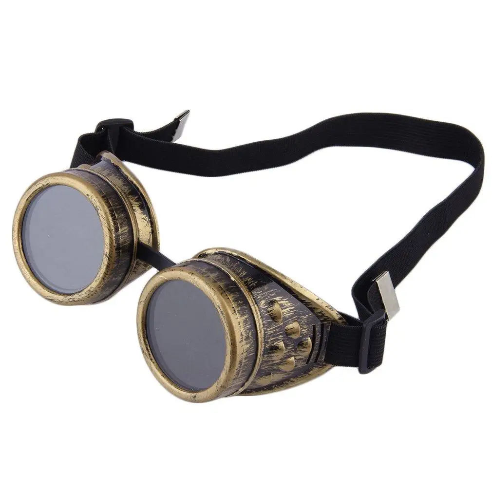 Goggles Steampunk Glasses Vintage Retro Welding Punk Gothic Sunglasses ...