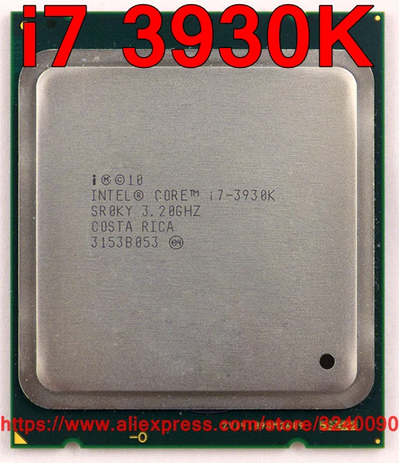 Intel Core i7 3930K işlemci i7 3930K Masaüstü IŞLEMCI 6 çekirdekli 3 ...